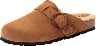 Tamaris Damen Fu&szlig;bettpantolette braun (Cognac), 42