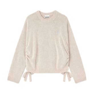 Ganni Wollmischpullover - - Knitwear - Damen - Beige - XS