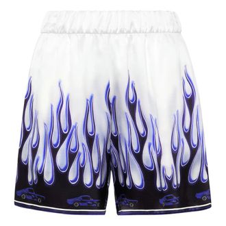 Philipp Plein Femme, Shorts, Blanc, Taille: 38 FR Shorts Flame