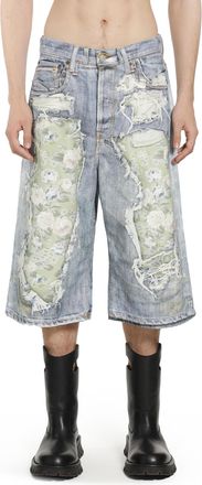 Acne Studios Trompel-LOeil Denim Shorts