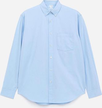 Arket Legeres Popeline-Hemd -Blau