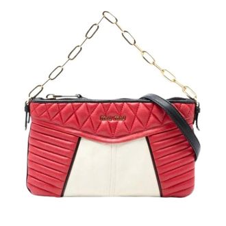 Miu Miu Pre-owned Quilted Satchel - - Pre-owned - Damen - Rot - ONE SIZE