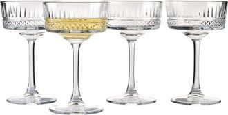 Pasabahce Elysia Sektgläser - 260 ml, Set aus 4 Stück, Hochzeit Sektgläser für Brautparty, Kristallklare Champagnergläser, Cocktailgläser für festliche Anlässe 