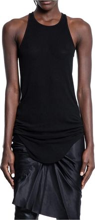 Rick Owens Femme, Tops, Noir, Taille: 38 FR Basic Rib Tank