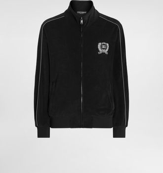 Dolce & Gabbana Cotton Terry Sweatshirt - Mann Sweatshirts Schwarz 50