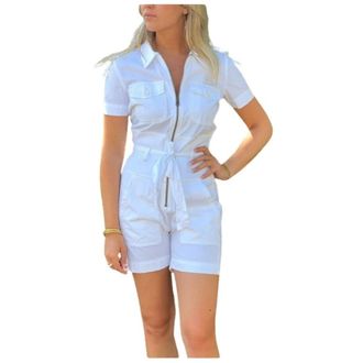 Aeronautica Damen, Jumpsuits & Playsuits, Wei&szlig;, XSGr&ouml;&szlig;e