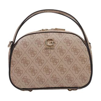 Guess Coleen Logo Small SA - - Bags - Damen - Beige - ONE SIZE