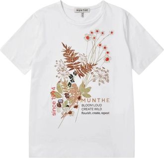 Munthe Femme, Tops, Blanc, Taille: 38 FR Midi Skirt