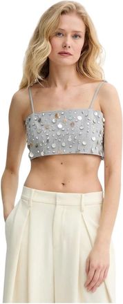 Isabelle Blanche Femme, Tops, Gris, Taille: 42 FR Top