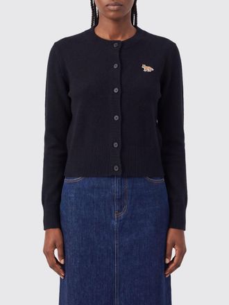 Maison Kitsun&eacute; Cardigan aus Merinowolle mit Chillax Fox Logo-Patch