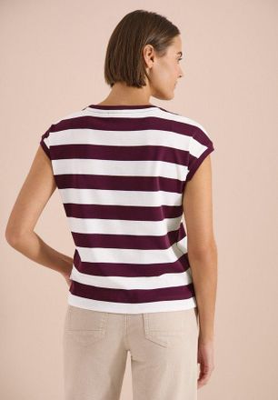 Cecil Rundhalsshirt aus reiner Baumwolle