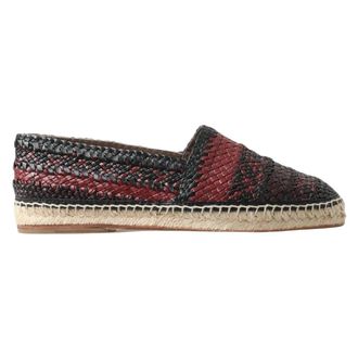 Dolce & Gabbana Elegante Espadrilles aus gewebtem Leder - - Shoes - Herren - Mehrfarbig - 40 EU