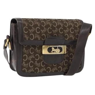 Celine Sac &agrave; bandouli&egrave;re vintage Pre-owned - Femme - Pre-owned - Brun - Taille: ONE Size