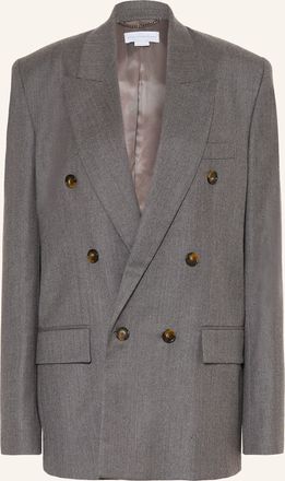 Stella McCartney Longblazer Aus Flanell grau