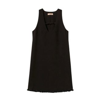 Twinset Femme, Robes, Noir, Taille: 38 FR Mini Robe Twin