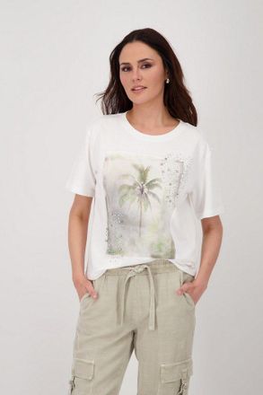 Monari Rundhalsshirt mit Frontprint