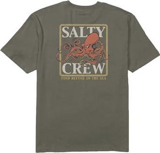Salty Crew T-shirt standard &agrave; manches courtes Ink Slinger pour homme, olive, Taille S