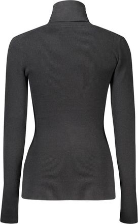 Calvin Klein Ribbed Cotton Sweater - Black