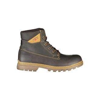 Carrera Robuste braune Schn&uuml;rstiefel mit Kontrastdetails - - Shoes - Herren - Braun - 43 EU