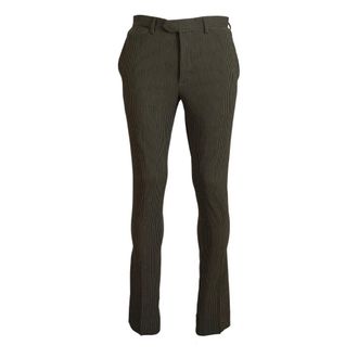 Bencivenga Elegante Multicolor Baumwollhose - - Trousers - Herren - Gr&uuml;n - M