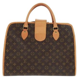 Louis Vuitton Sac &agrave; main vintage en toile Pre-owned - Femme - Pre-owned - Brun - Taille: ONE Size
