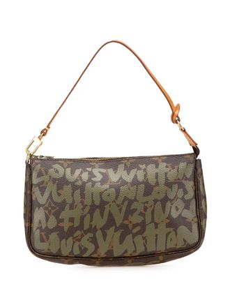 Louis Vuitton x Stephen Sprouse sac porté épaule Graffiti Monogram (2001) - Marron