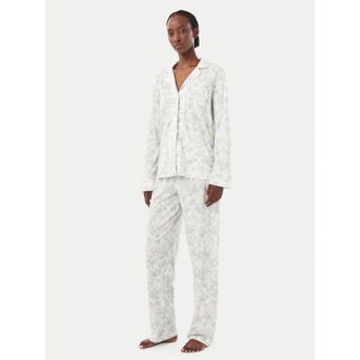Lauren Ralph Lauren Pyjama ILN92540 Hellblau Regular Fit