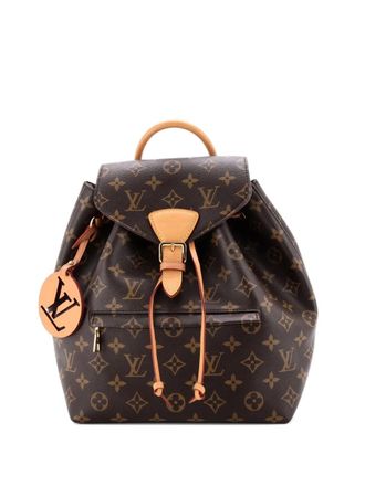 Louis Vuitton sac &agrave; dos Montsouris GM &agrave; motif monogramm&eacute; - Marron