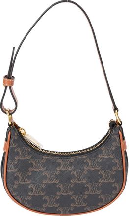 Celine Crossbody Bags - Celine Maccadam Monogram Mini Ava Handbag - Gr. unisize - in Braun - f&uuml;r Damen
