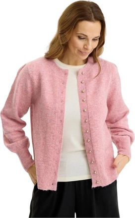 In Front IN Front, Femme, Pulls, Rose, Taille: 44 FR Cardigans