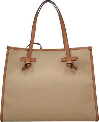 Gianni Chiarini Femme, Sacs, Brun, Taille: ONE Size Sac en toile et cuir