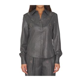 Twinset Chemise Actitude - Femme - Blouses et Chemises - Gris - Taille: 42 FR