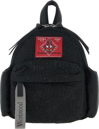 Vivienne Westwood petit sac &agrave; dos &agrave; motif monogramm&eacute; George - Noir