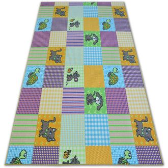 RugsX Teppich f&uuml;r Kinder pets multicolour 200x200 cm