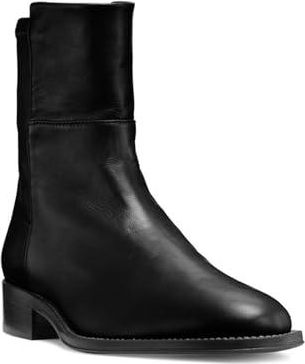 Generic Bottines &agrave; Talons Bas et Bout Rond pour Femmes, Bottine Confortables et Plates &agrave; Enfiler, Chaussures Habill&eacute;es D&eacute;contract&eacute;es &agrave; Talon Carr&eacute; pour Bureau
