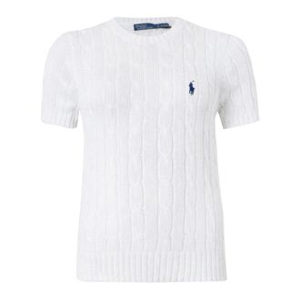 Polo Ralph Lauren Damen, Strickwaren, Wei&szlig;, MGr&ouml;&szlig;e