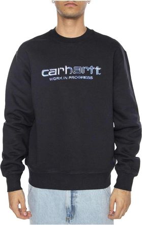 Carhartt Work in Progress Homme, Sweatshirts et sweats &agrave; capuche, Bleu, Taille: M Crewneck SweaT-shirt