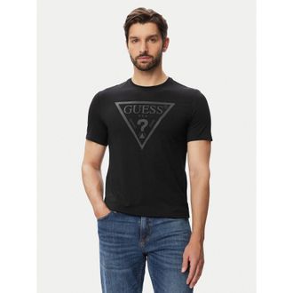 Guess T-Shirt M6YI71 K3745 Schwarz Slim Fit
