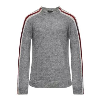 Dsquared2 Rundhals-Pullover - - Knitwear - Herren - Grau - 2XL