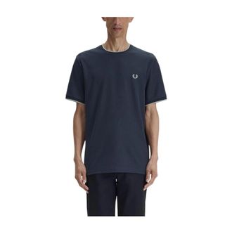 Fred Perry T-Shirts - - Tops - Herren - Blau - XL