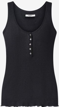 Isabel Marant D&eacute;bardeur Helma En Soie - Femme - Noir D&eacute;lav&eacute; - Taillel - Isabel Marant