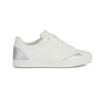 Geox M&auml;dchen D Blomiee Sneaker, White Optic White, 40 EU