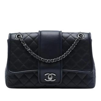 Chanel Sac bandouli&egrave;re Elementary Chic Pre-owned - Femme - Pre-owned - Bleu - Taille: ONE Size