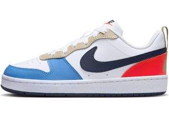 Nike DV5456-124 Court Borough Low Recraft Herren White/Thunder Blue-LT Crimson EU 39