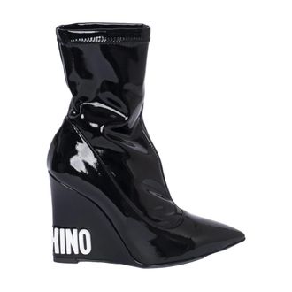 Moschino Ankle Boot Logo - - Shoes - Damen - Schwarzk - 36 EU
