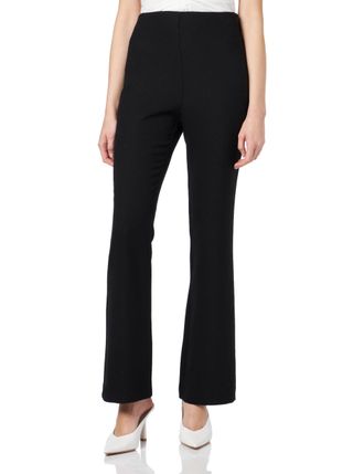 Comma Hose, Slim Fit, Flared Leg