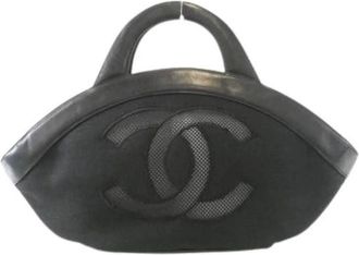 Chanel Sac &agrave; main vintage en mesh pr&eacute;-poss&eacute;d&eacute; - Femme - Pre-owned - Noir - Taille: ONE Size