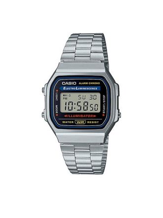 Casio Uhr Vintage A168WA-1YES Silberfarben