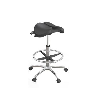 Generic Sattelf&ouml;rmiger Stuhl, ergonomischer Sattelstuhl, h&ouml;henverstellbarer Arbeitsstuhl, geeignet for Friseursalon, Beauty, Massage, Spa, medizinisches Heimb