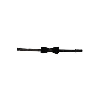 Dolce & Gabbana Schwarze Samt Verstellbare Hals Herren Fliege - - Accessories - Herren - Schwarzk - ONE SIZE
